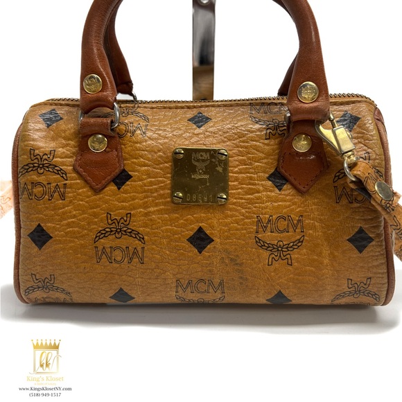 MCM | Bags | Mcm Mini Boston Bag | Poshmark